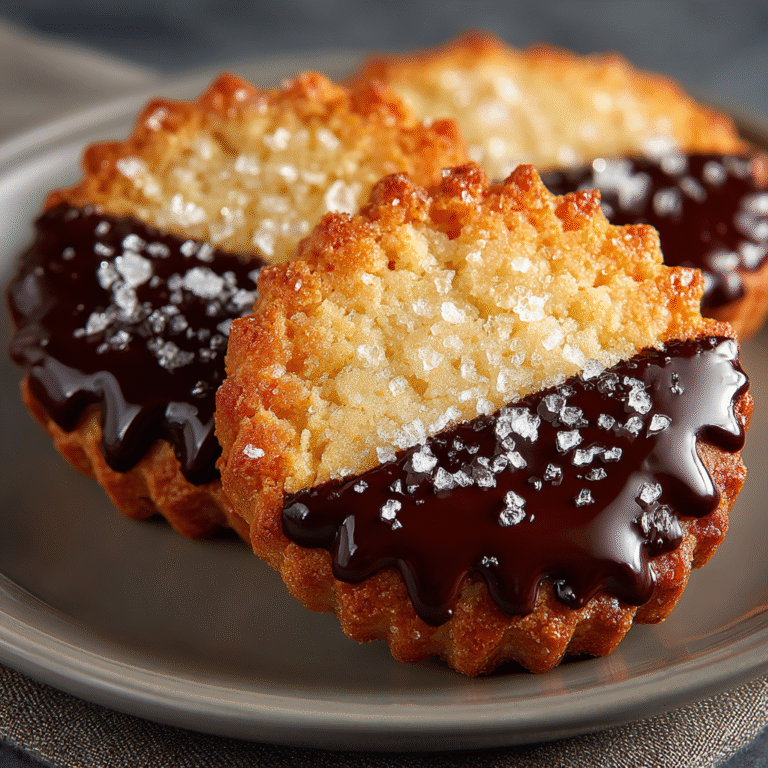 Chocolate-Dipped Shortbread Cookies Recipe