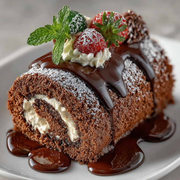 Chocolate Yule Log (Bûche de Noël) Recipe
