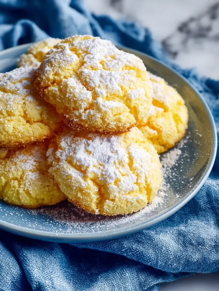 Quick Gooey Butter Cookies with Yellow Cake: A Sweet Treat